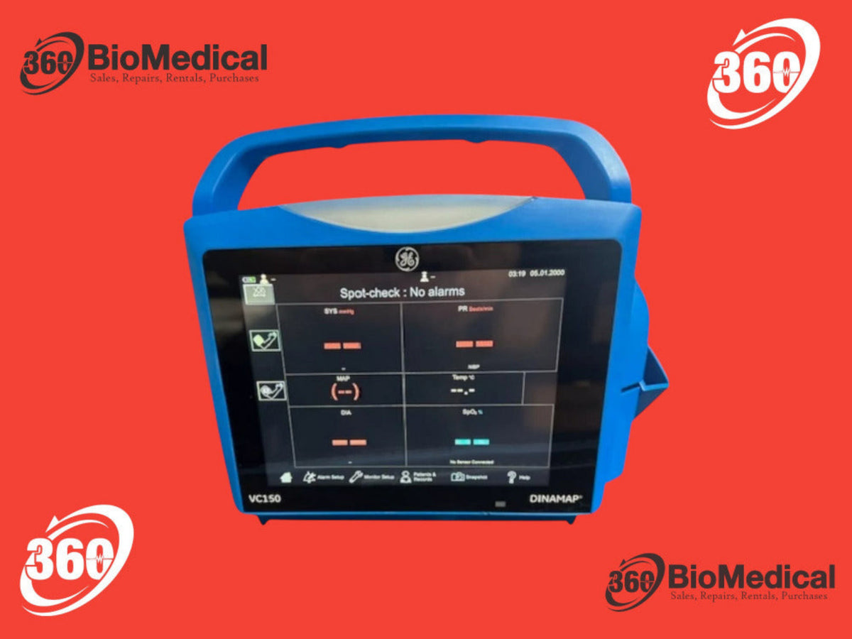 GE CARESCAPE VC150 Vital Signs Monitor with NIBP, SpO2 & Temp + Printe – 360biomedical
