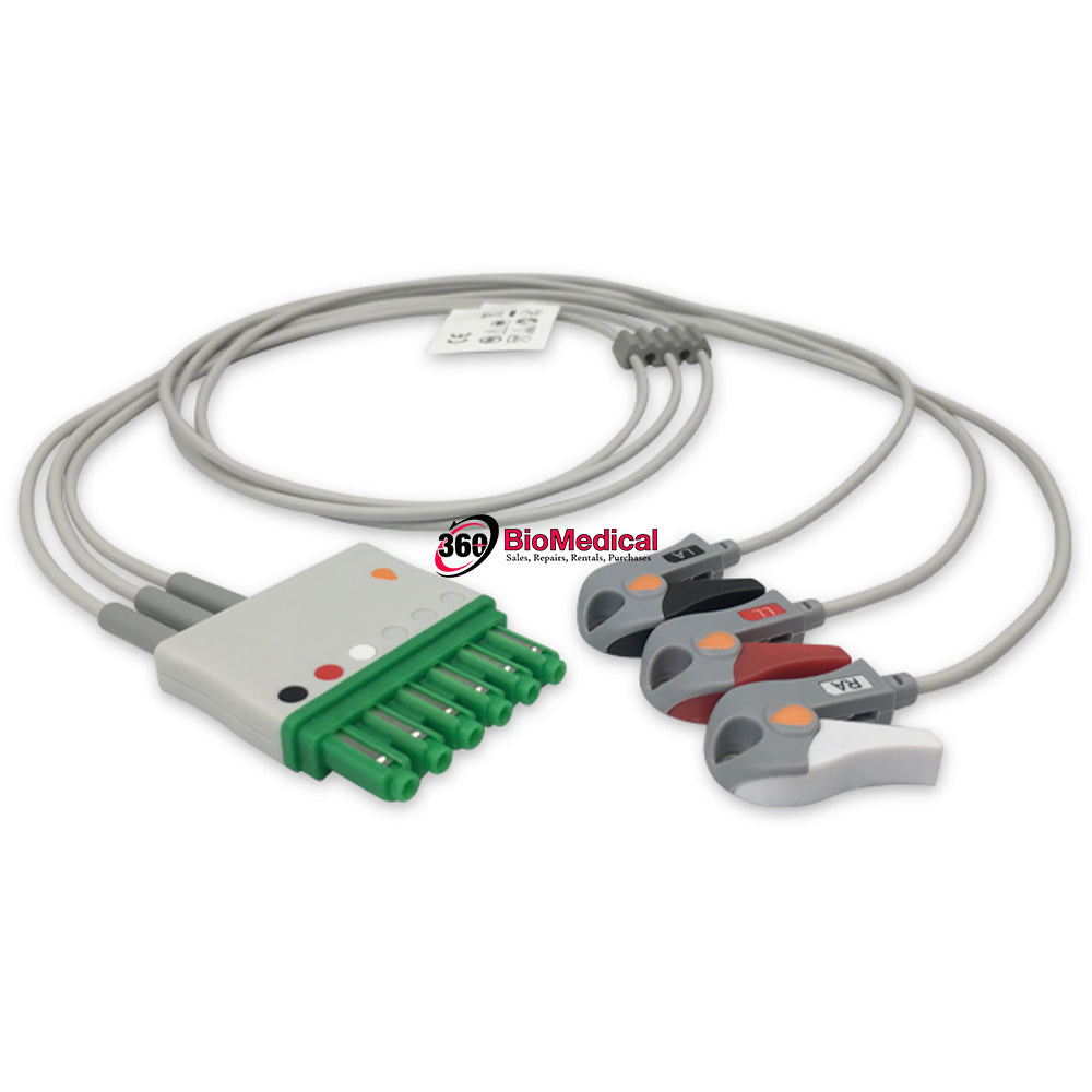 Draeger ECG Leadwire MP03402 EL-DG3-90G-A – 360biomedical
