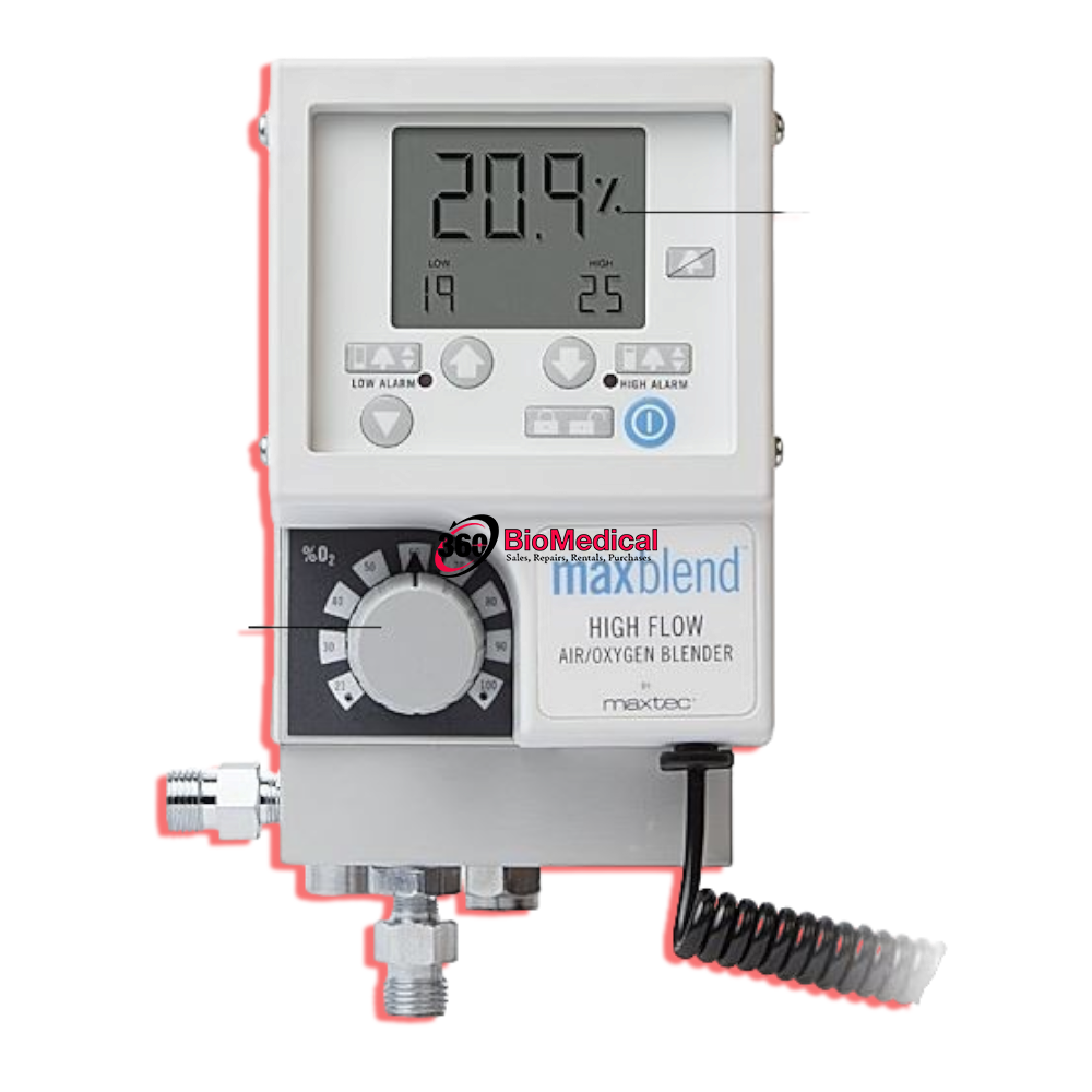 R204P05-001 Maxtec High Flow Oxygen Blender – 360biomedical
