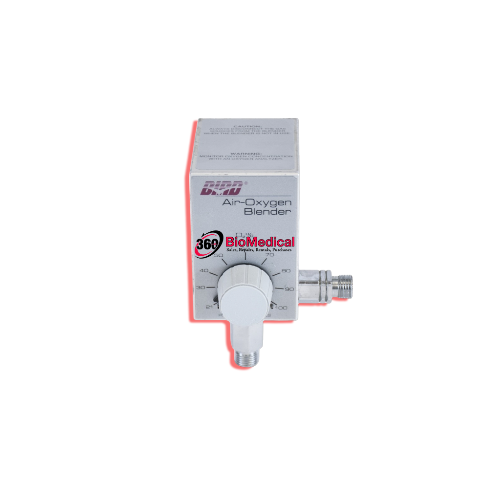 03800A Small Block High Flow Oxygen Blender – 360biomedical