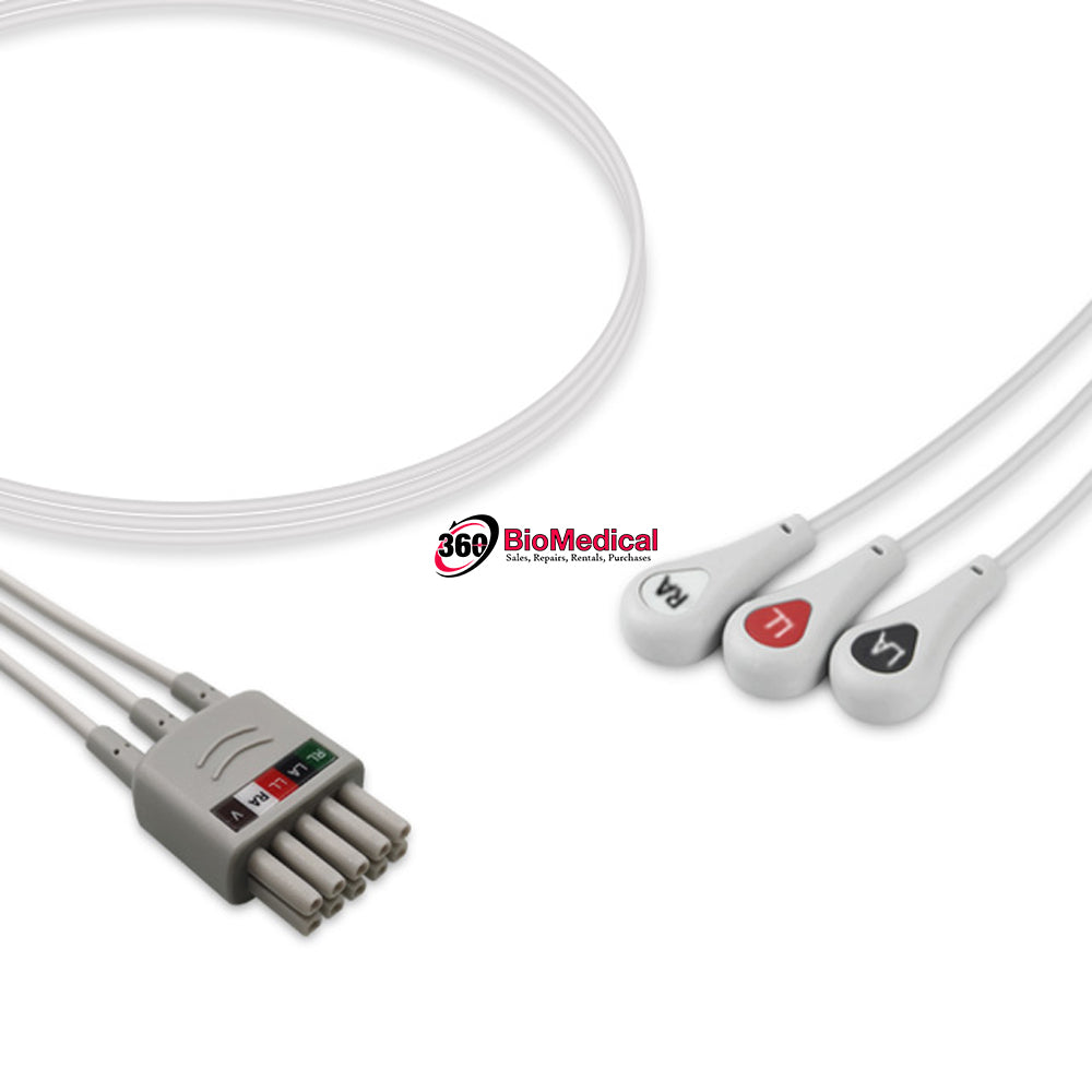 Mindray ECG Leadwire 0012-00-1503-06 EL-DT3-90S-A – 360biomedical